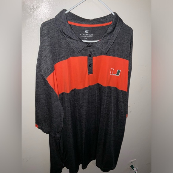 Colosseum | Shirts | Miami Hurricanes Golf Polo 5x | Poshmark
